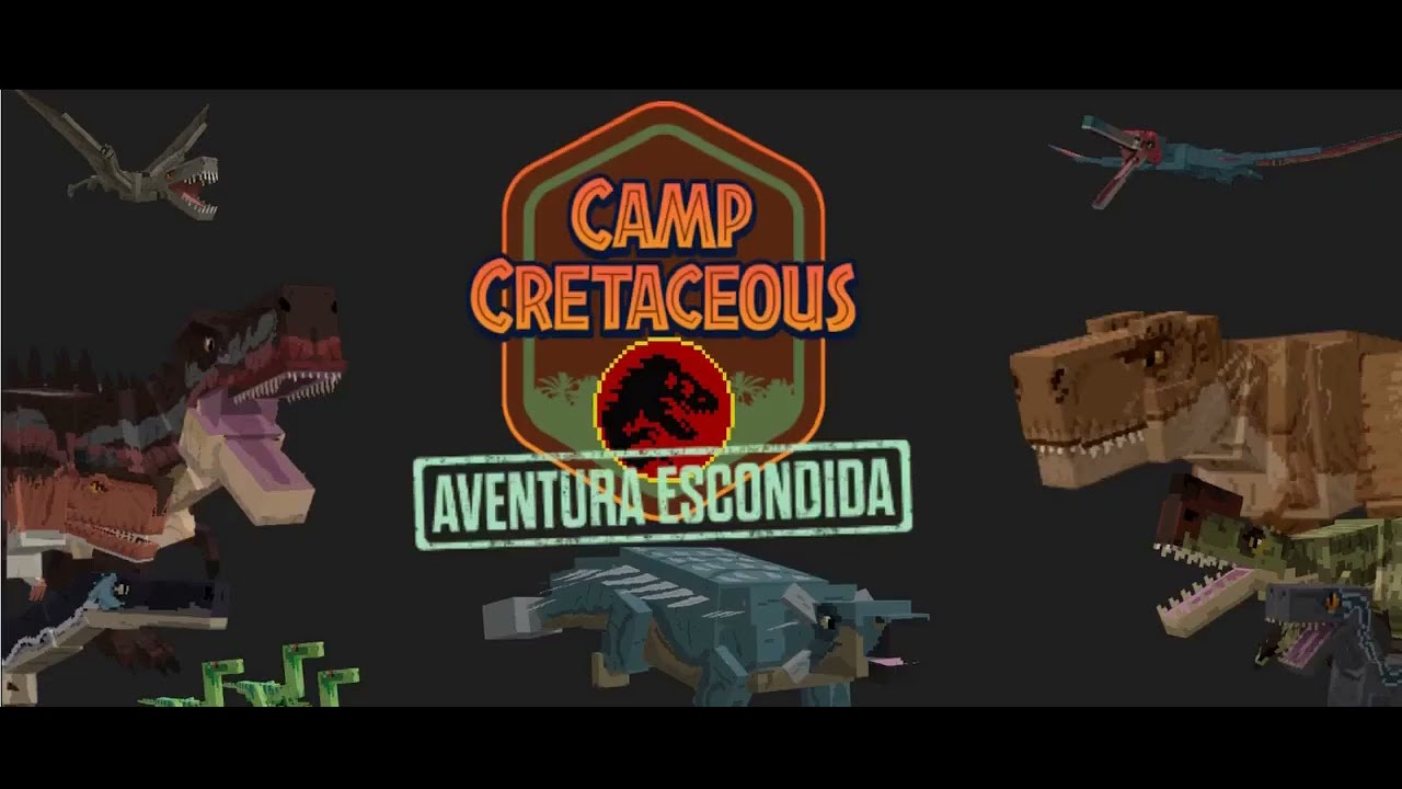 jurassic world camp cretaceous + aventura esondida map minecraft pe ...
