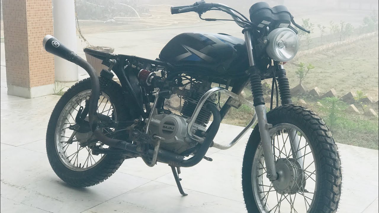 Bajaj CT 100 Modified Into Cafe Racer 🔥 || Half Modified - YouTube