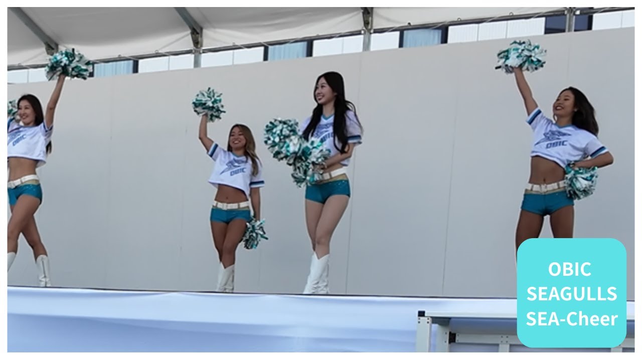 【4K】XLeague cheerleader SEA-Cheer / OBIC SEAGULLS - YouTube