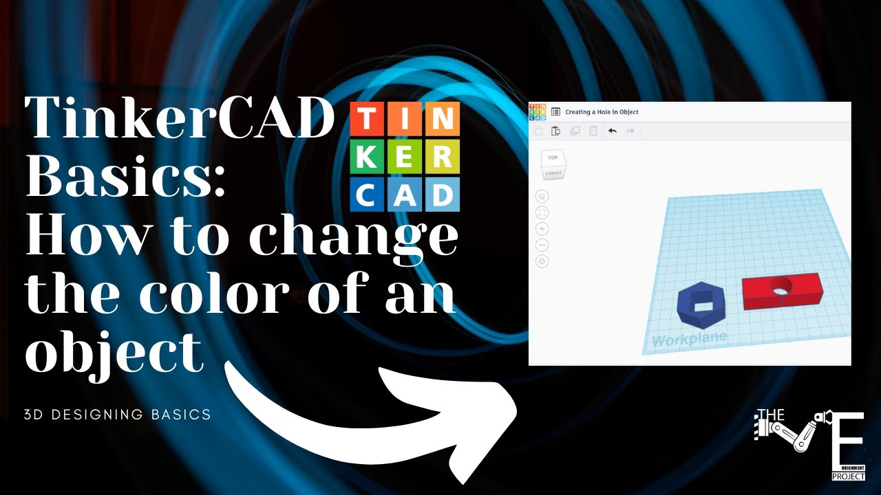 TinkerCAD Basics: How to change the color of an object - YouTube