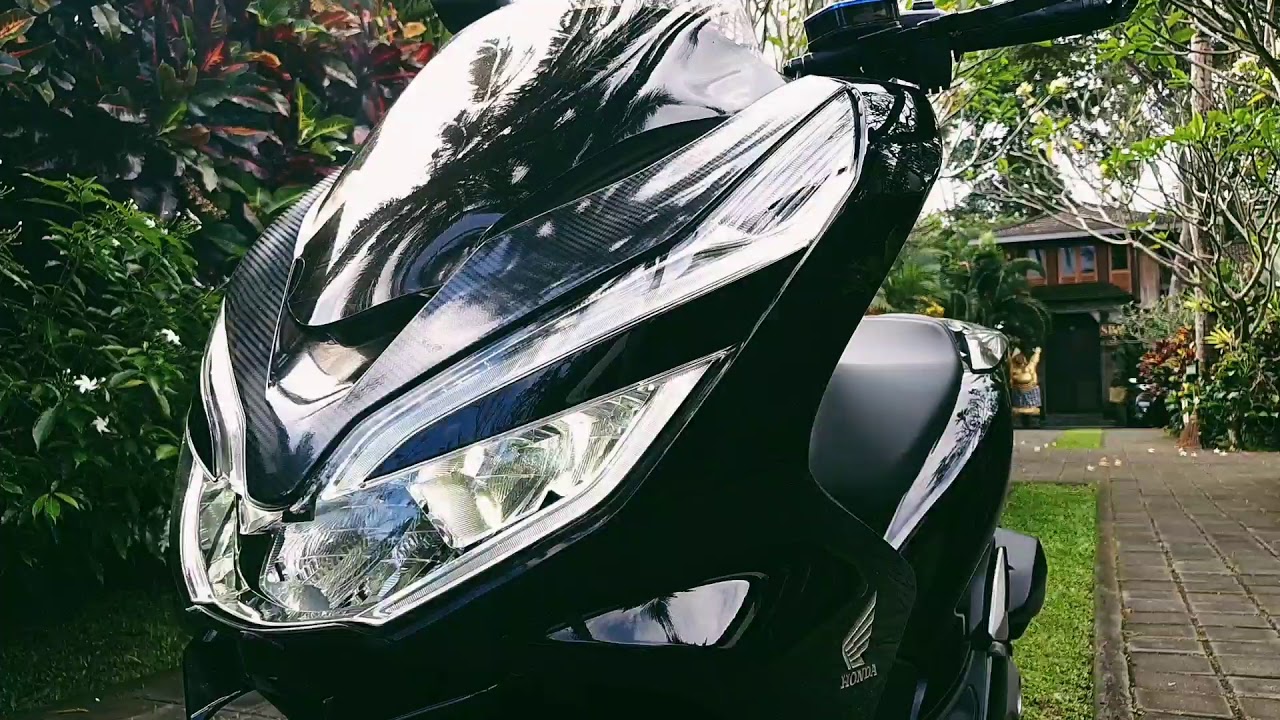 Detailing Pcx 2019 Black Out by Auto Beauty Shine - YouTube
