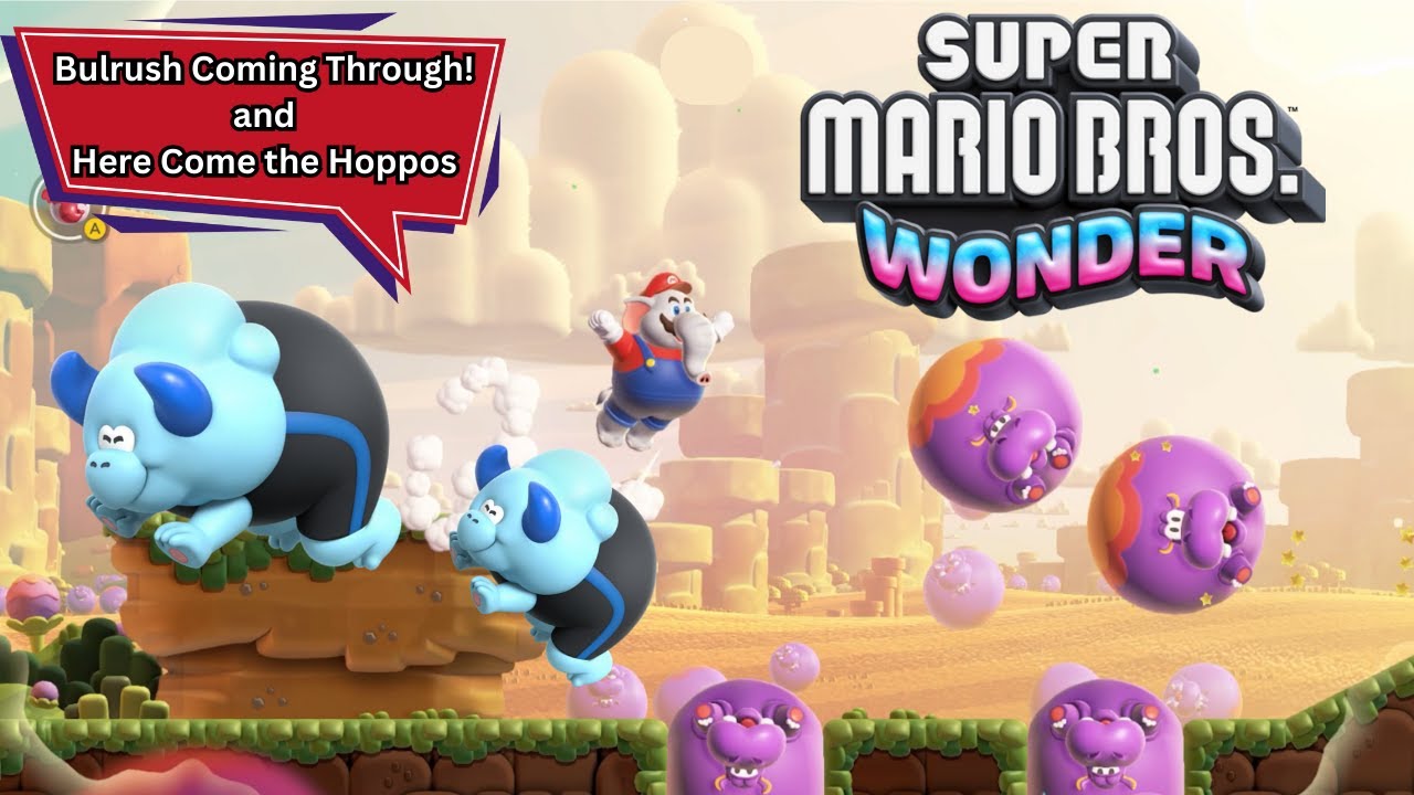 Hilarious Hippo Hiccups: Super Mario Bros Wonder Playthrough | Ep.3 ...