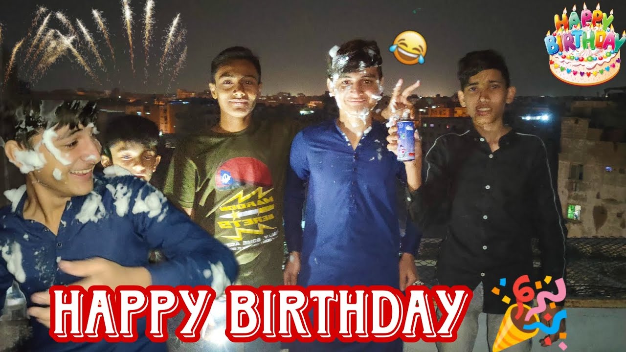 special surprise for birthday Party 🎉 Noman birthday 💐 - YouTube