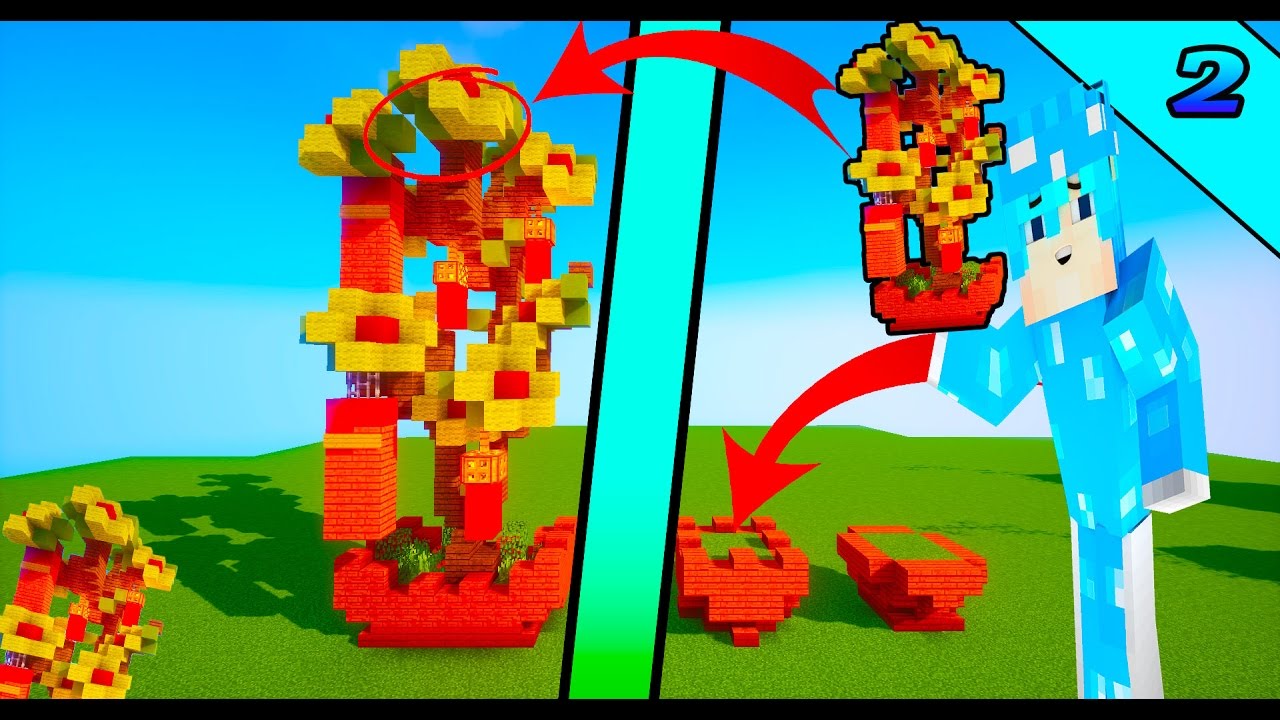 CÂY HOA MAI NGÀY TẾT TRONG MINECRAFT | Minecraft Build Battle | - Tập 2 ...