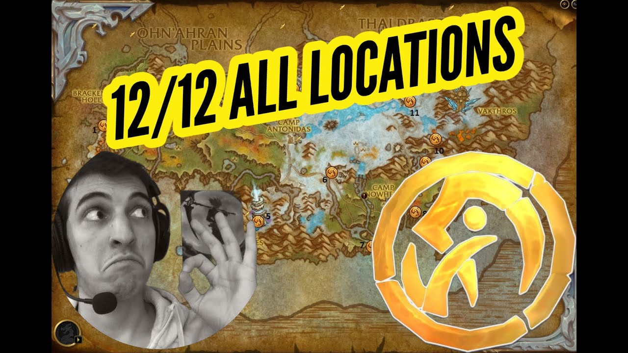The Azure Span All Dragon Glyph Locations | World of Warcraft ...