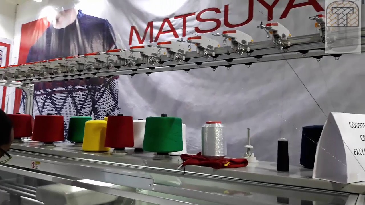 MATSUYA KNITTING MACHINE | ARRAY TECH BD | MODEL SUPER-NSC 212 - YouTube