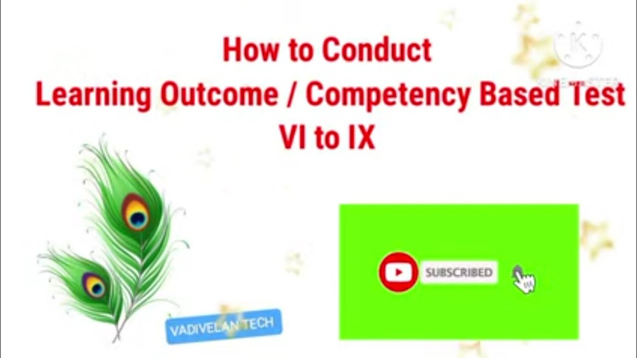 LEARNING OUTCOMES / COMPETENCY BASED TEST # VI TO IX # Descriptive TEST ...