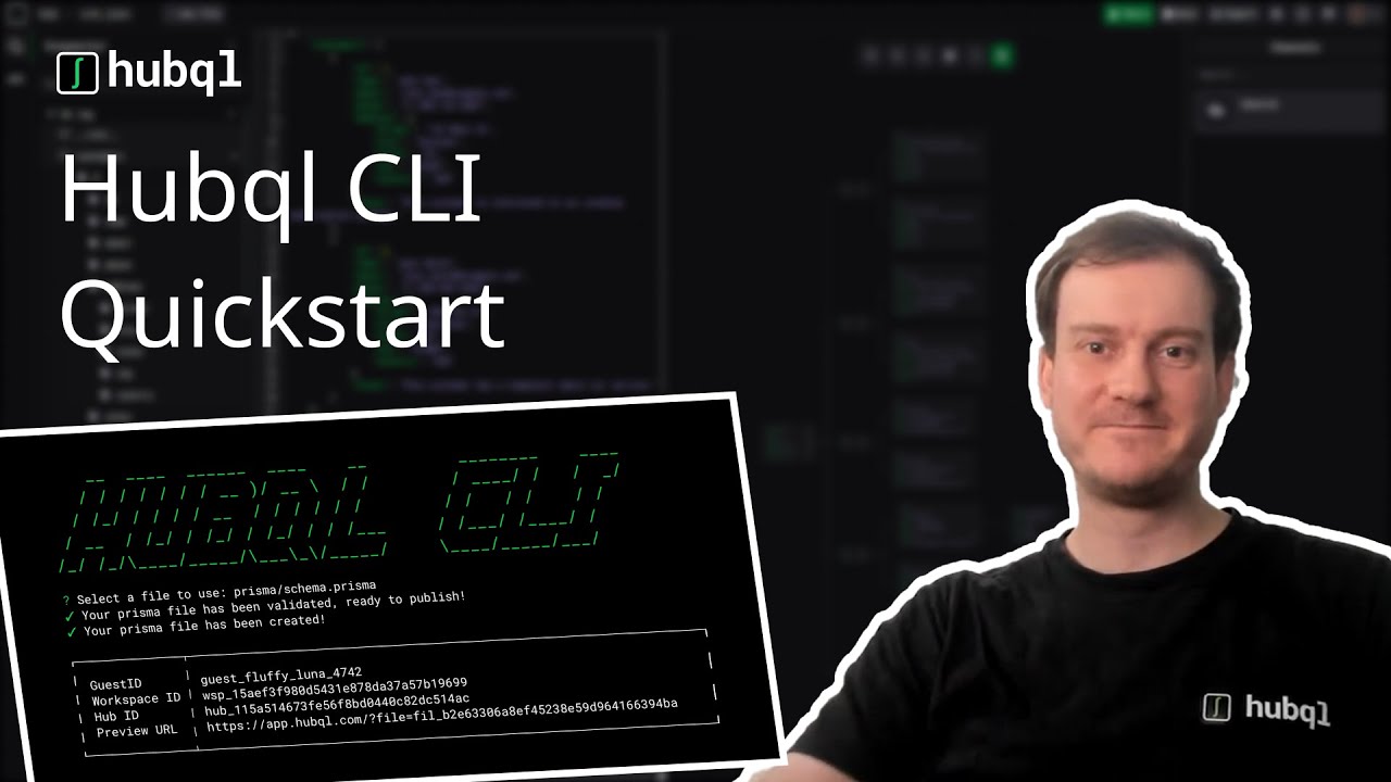 Hubql CLI - Quickstart guide with Tobias - YouTube