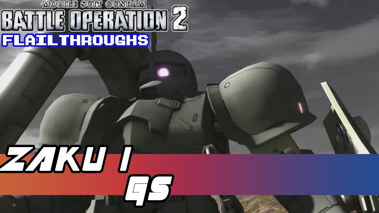 Gundam Battle Operation 2: Garret Schmitzer's Zaku I - YouTube