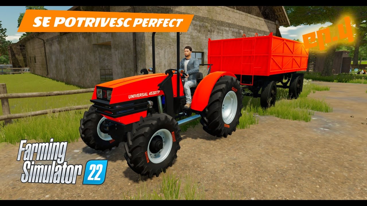 Remorca perfecta pentru tractor | FS 22 | HARD MODE | Ep4 - YouTube