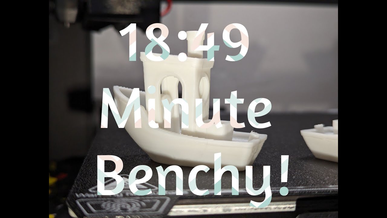 Ender 3 S1 Pro - 18:49 Benchy Speed Test - YouTube