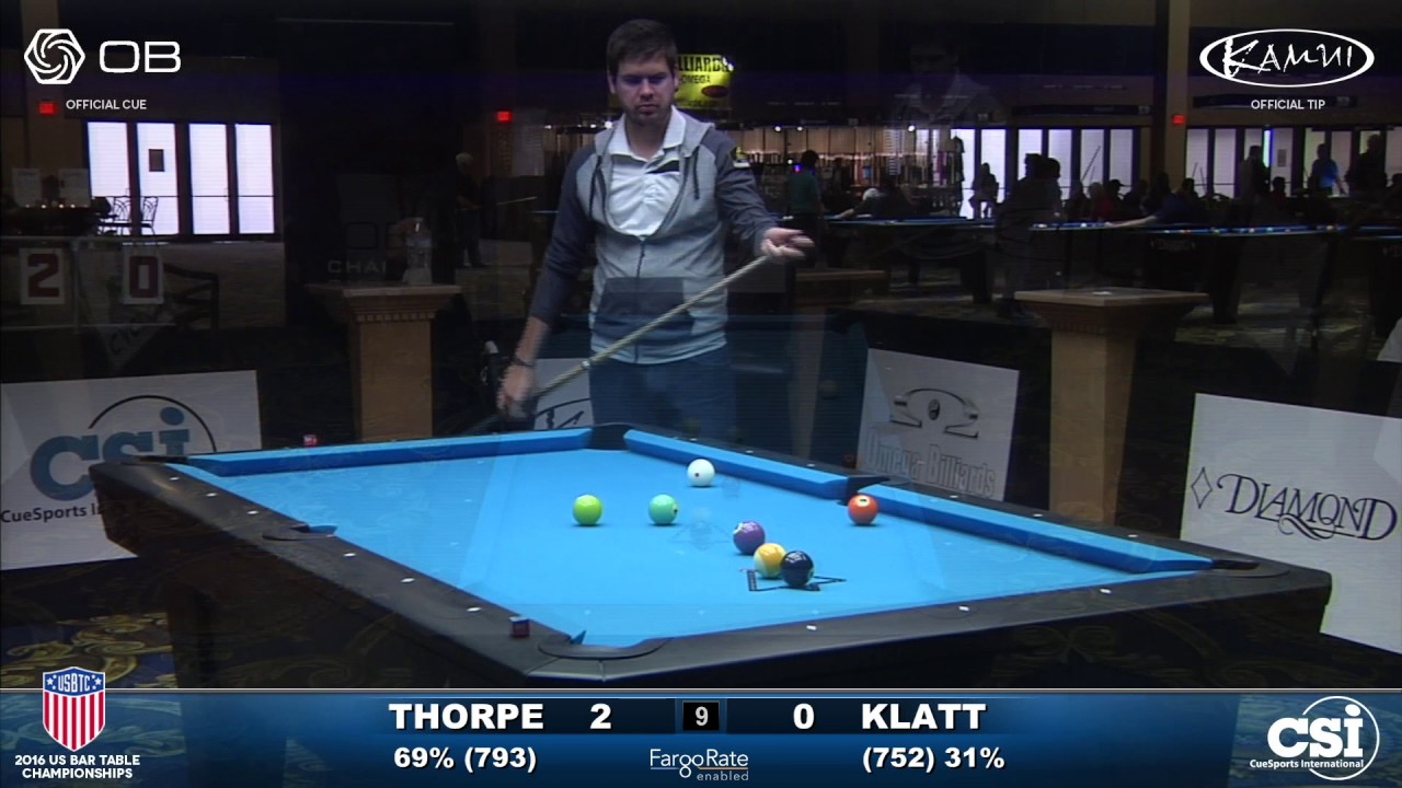 USBTC 9-Ball: Billy Thorpe vs Jason Klatt - YouTube