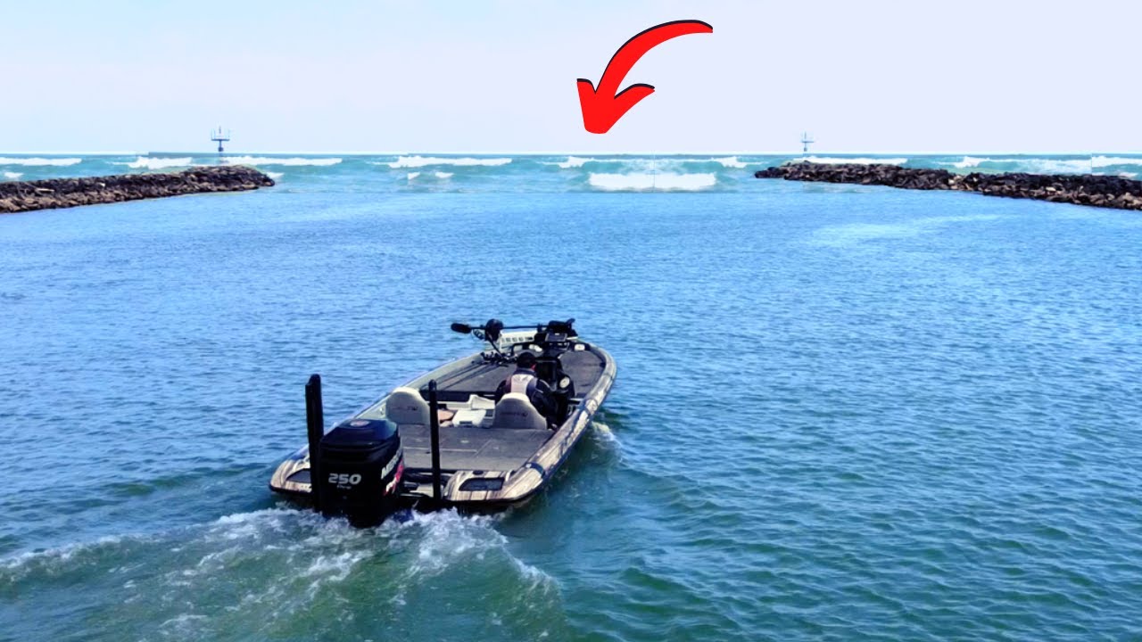 BASS Boats Come Here To SINK (Fishing DANGEROUS Water) - YouTube