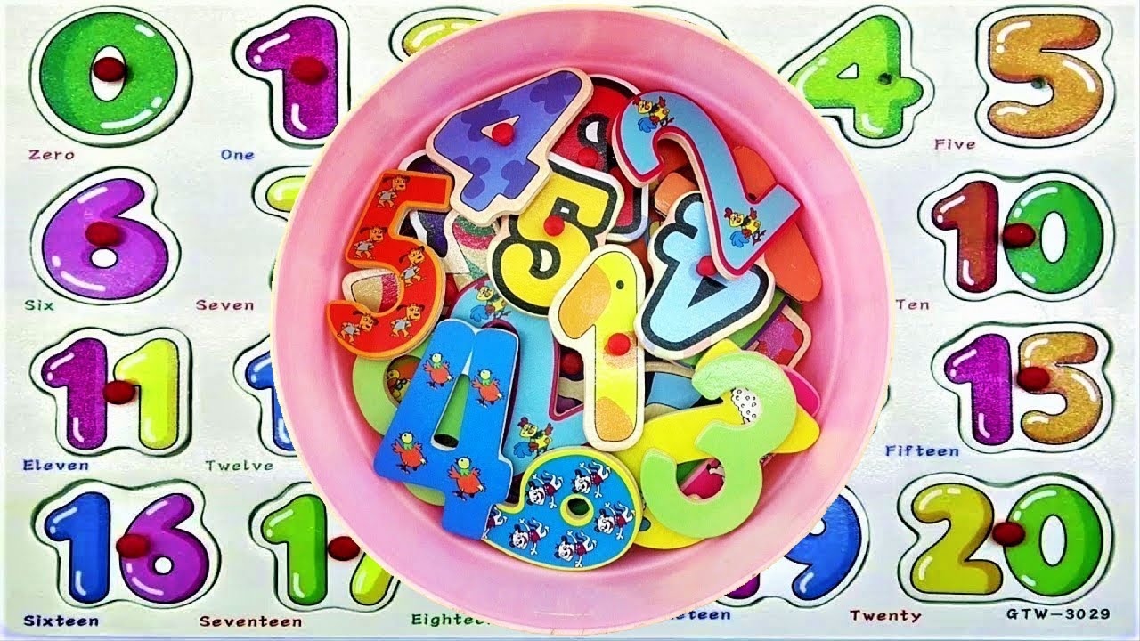 Learn Numbers 0 to 20 with Wooden Toy for Kids! Preschool for Kids ...