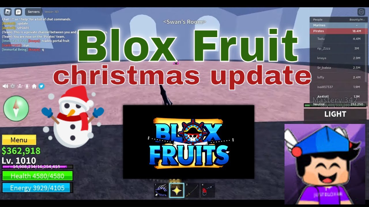 new update in blox fruits! (christmas update) #bloxfruits #roblox - YouTube