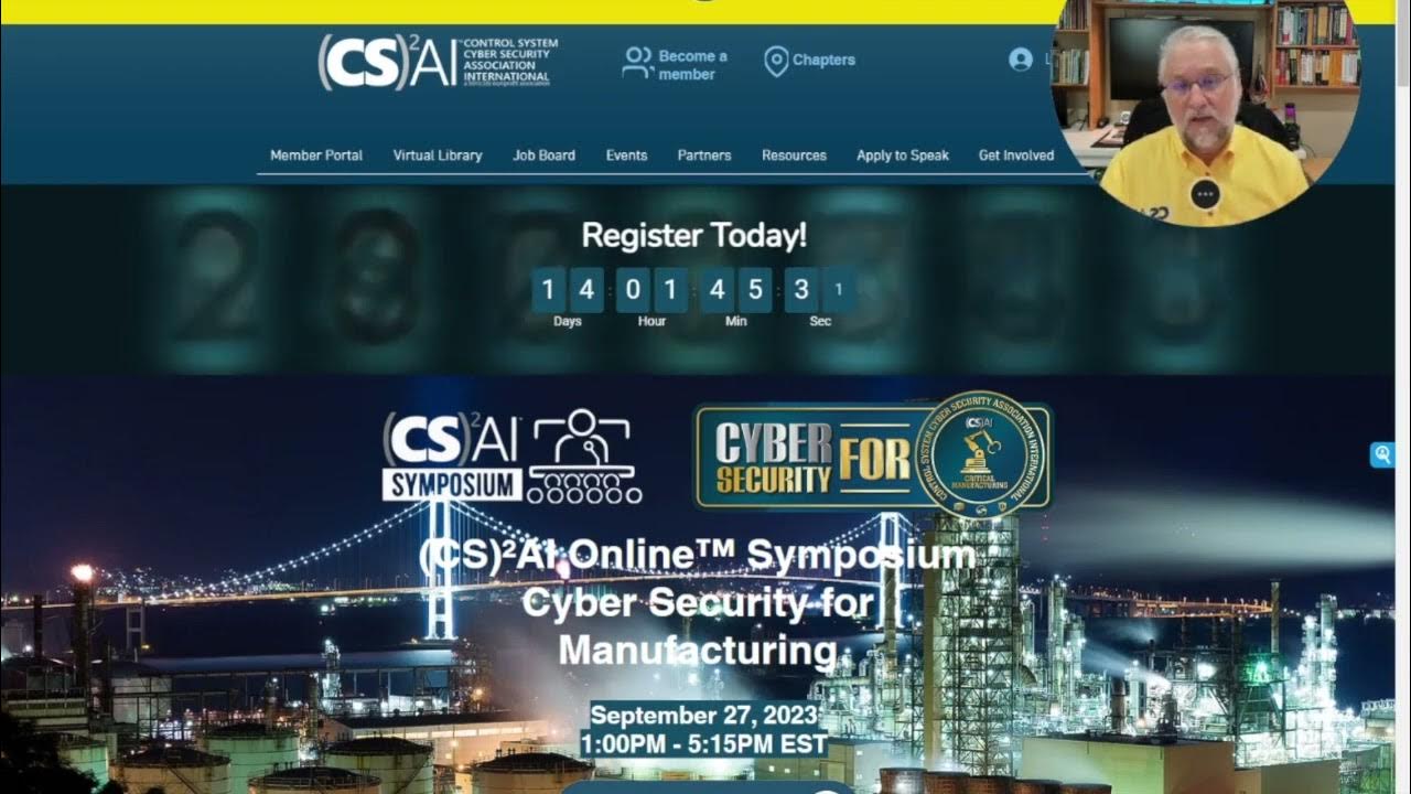 CS2AI Presents Cyber Security for Manufacturing Symposium September 27, 2023 - YouTube