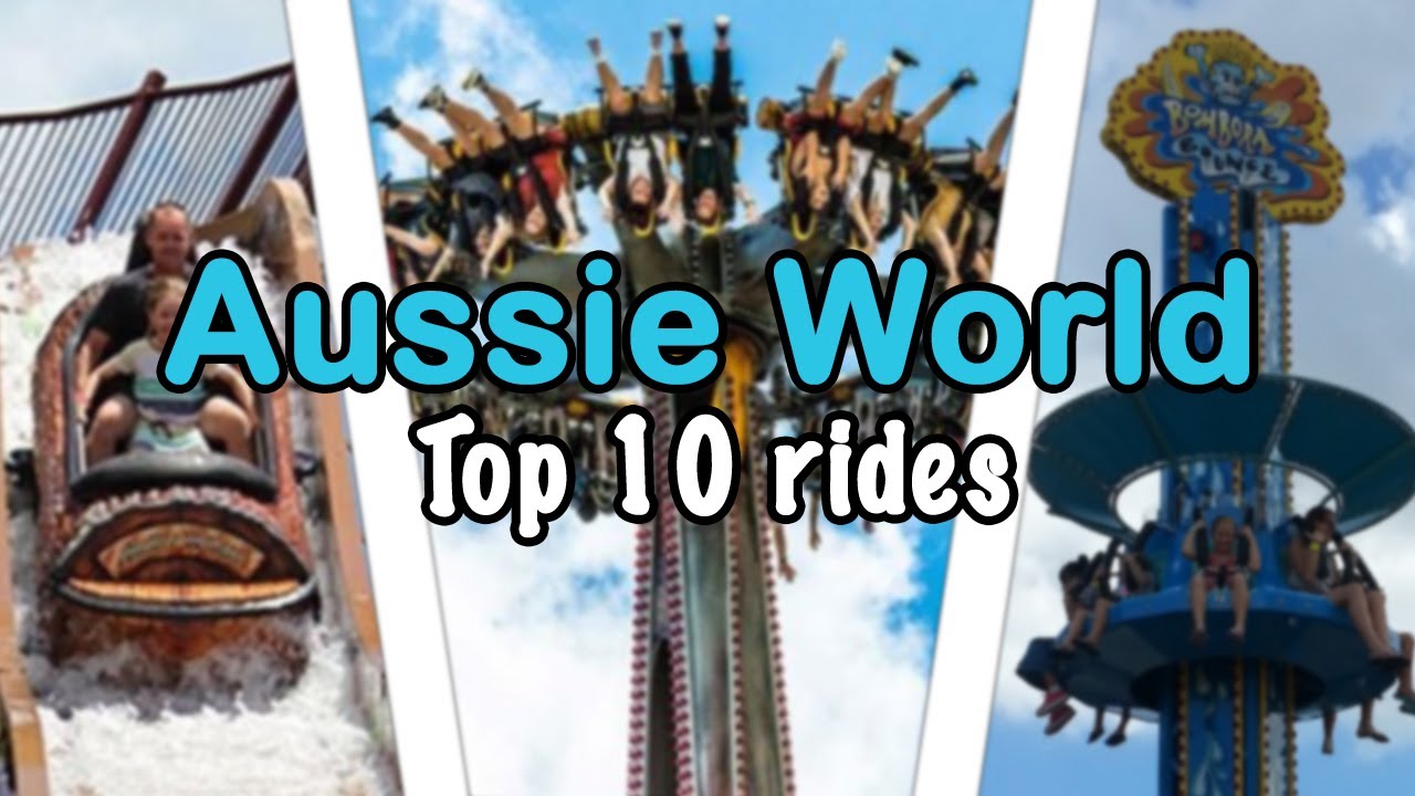 Top 10 rides at Aussie World - Australia | 2022 - YouTube