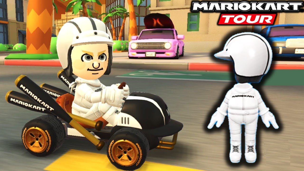 Mario Kart Tour - White Mii Gameplay - YouTube