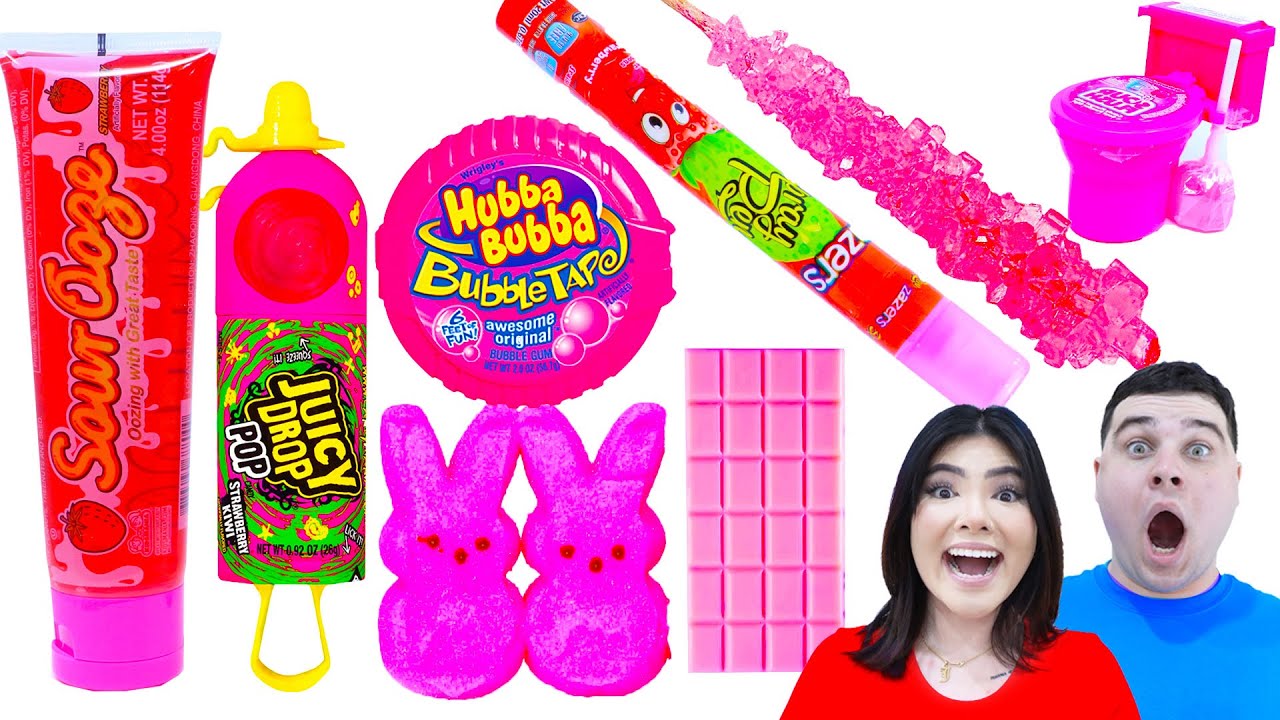 What Happens When You Only Eat Pink Food for 24 Hours? - YouTube