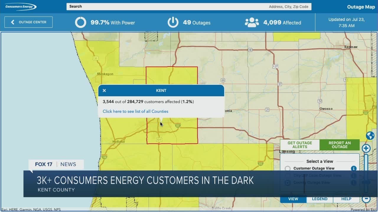 Power outages in Kent County - YouTube