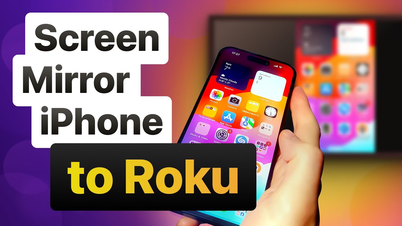 How to Mirror iPhone to Roku TV: Wireless and Wired Options [2024 ...