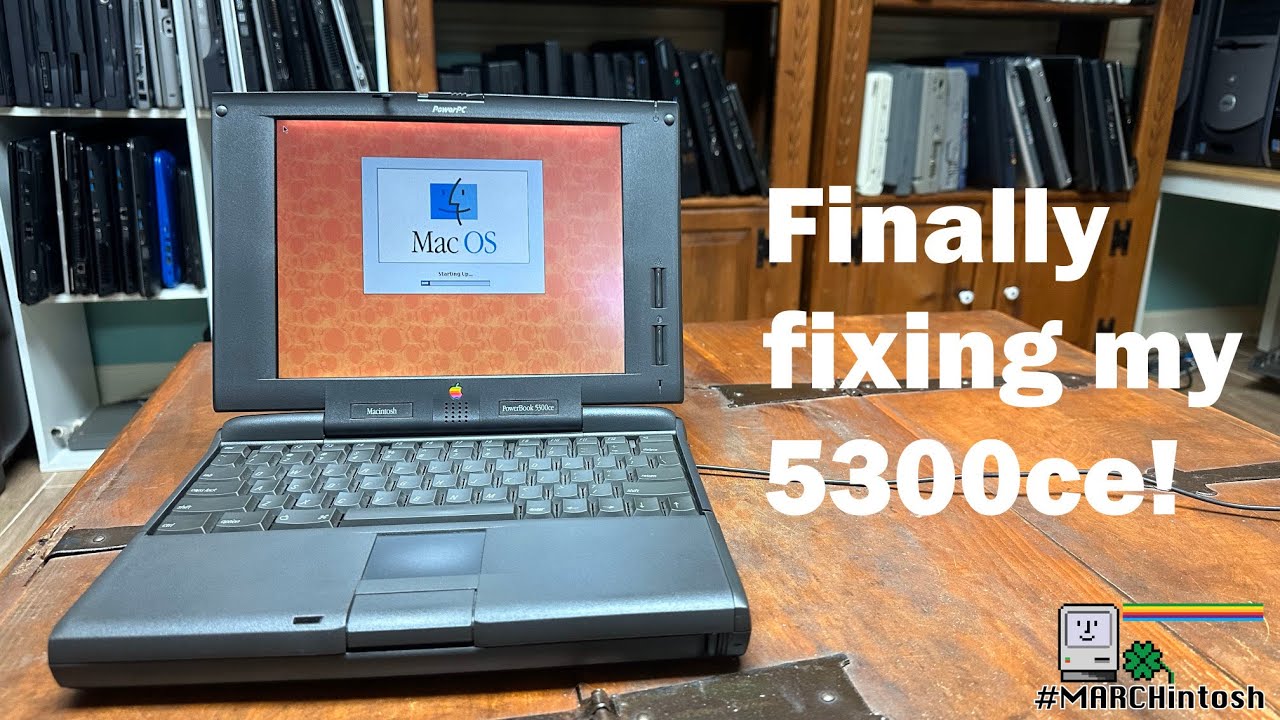 After 2 years, I finally have a working PowerBook 5300ce again. - YouTube