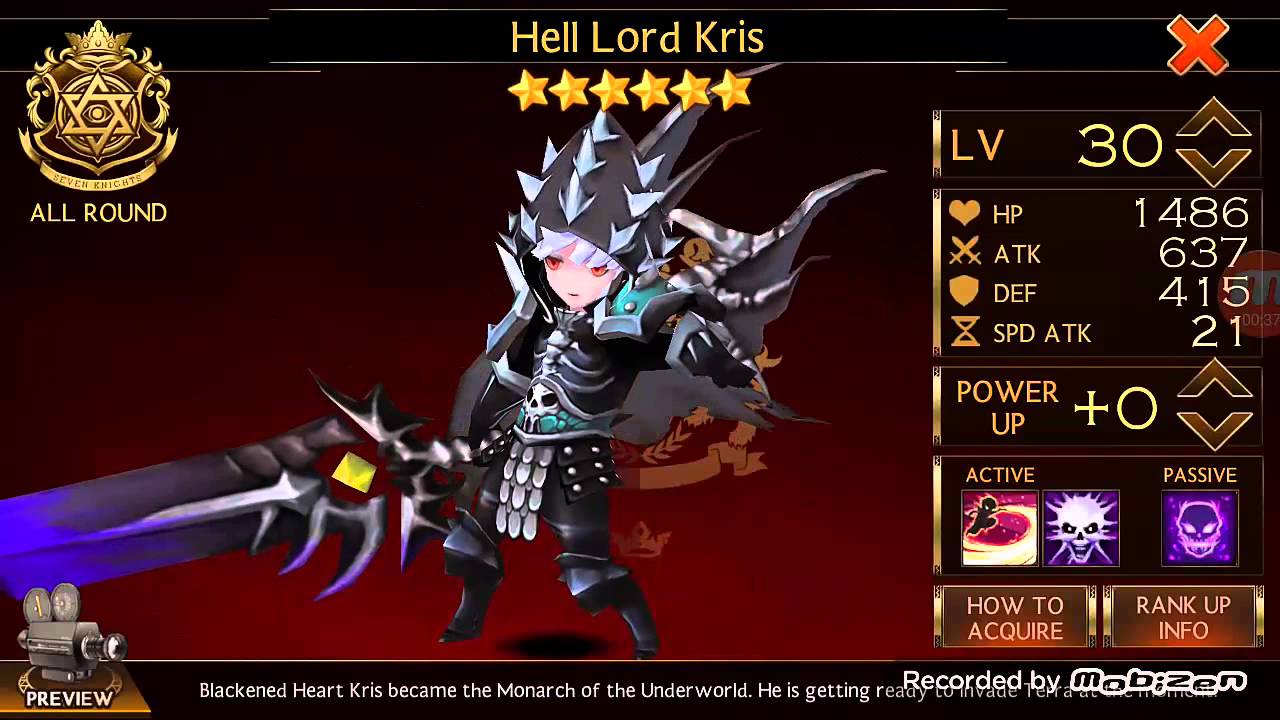 Seven Knights : Hero Hell Lord Kris - YouTube
