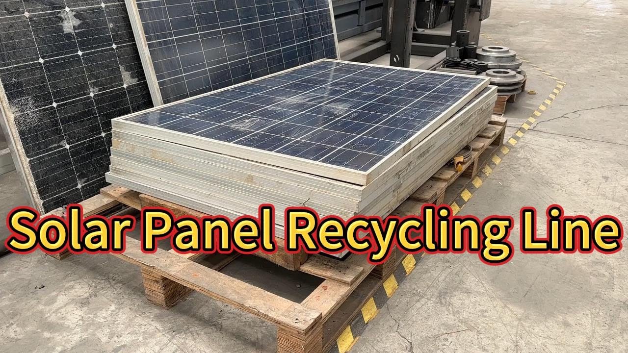 Solar PV Panel Recycling Machine - YouTube