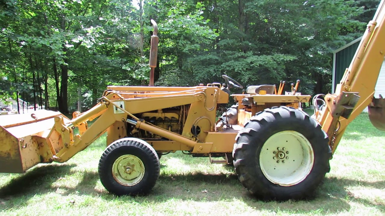 IH 3616 Backhoe - YouTube