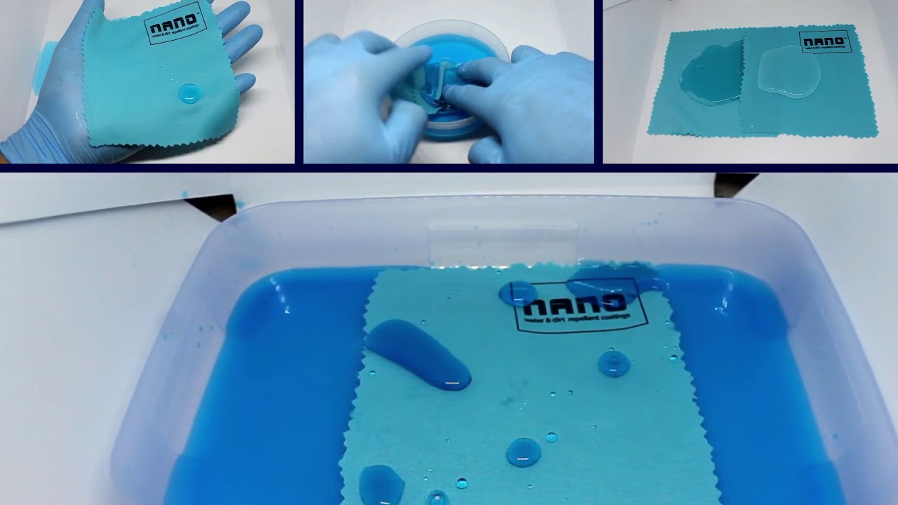 NANO COATINGS TEXTIL - YouTube