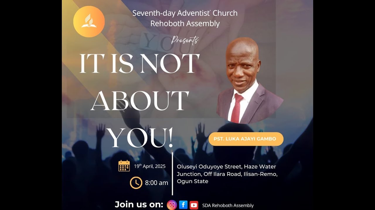Seventh Day Adventist Rehoboth Assembly is live - YouTube