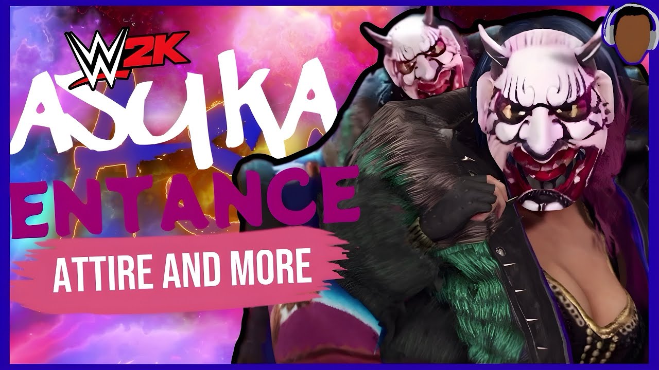 Wwe2k23 Asuka 2023 Royal Rumble Attire Entrance And More Youtube