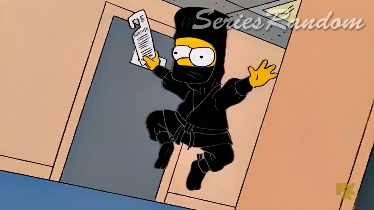 LOS SIMPSON - BART EL NINJA - YouTube