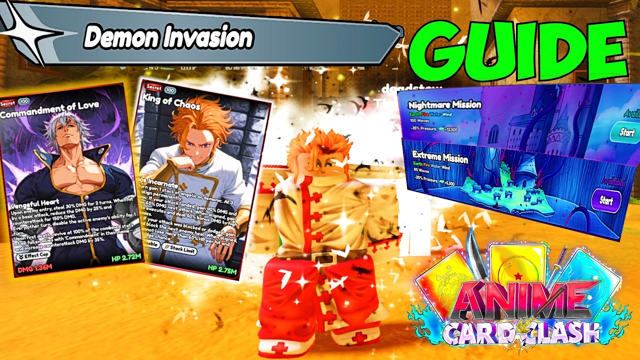 (Teams) Ultimate Breakdown For New Demon Invasion Mode In Anime Card ...