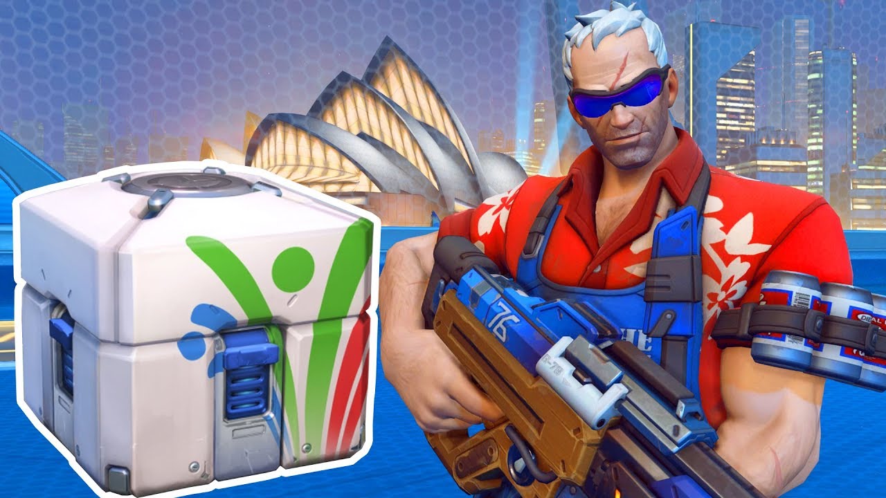 ALL I WANT IS GRILLMASTER76! - 50 Overwatch Summer Games Loot Boxes ...
