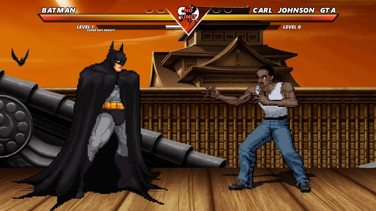 BATMAN vs CJ GTA - the most epic fight - YouTube