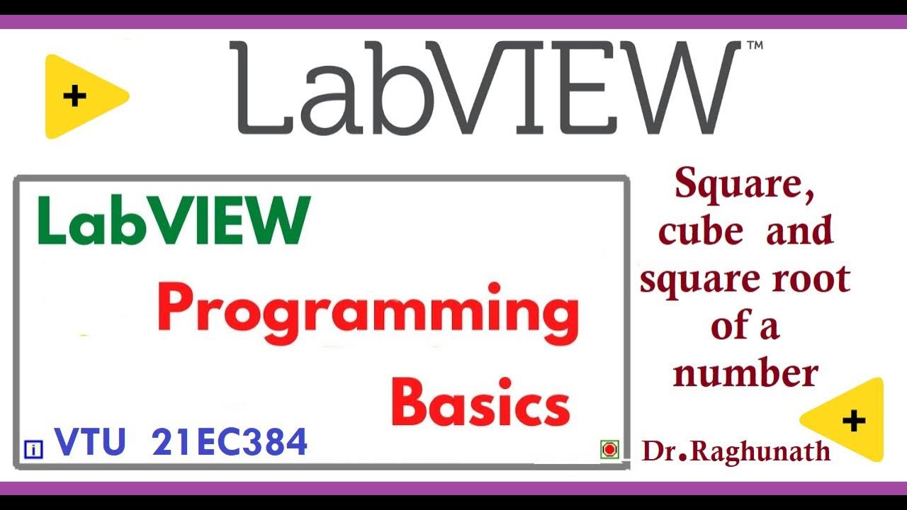 Determine square of a given number using LabViEW - YouTube