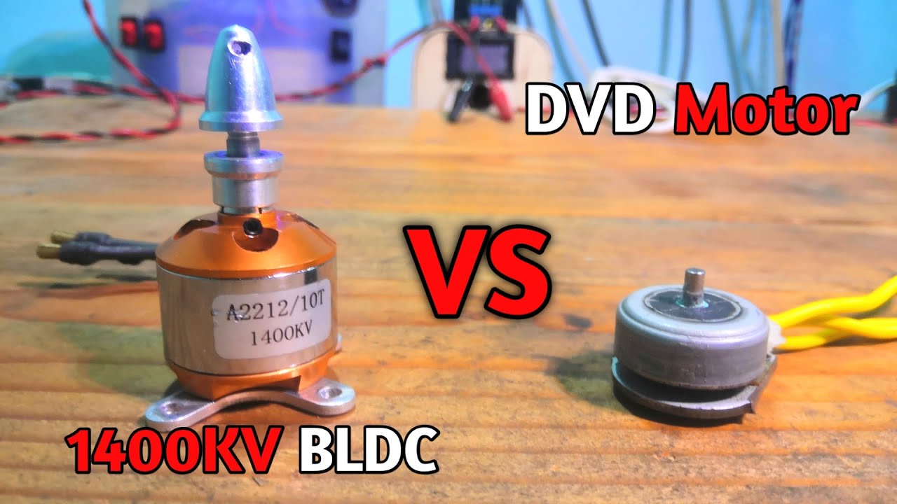 1400KV BLDC Motor VS DVD BLDC Motor!! - YouTube