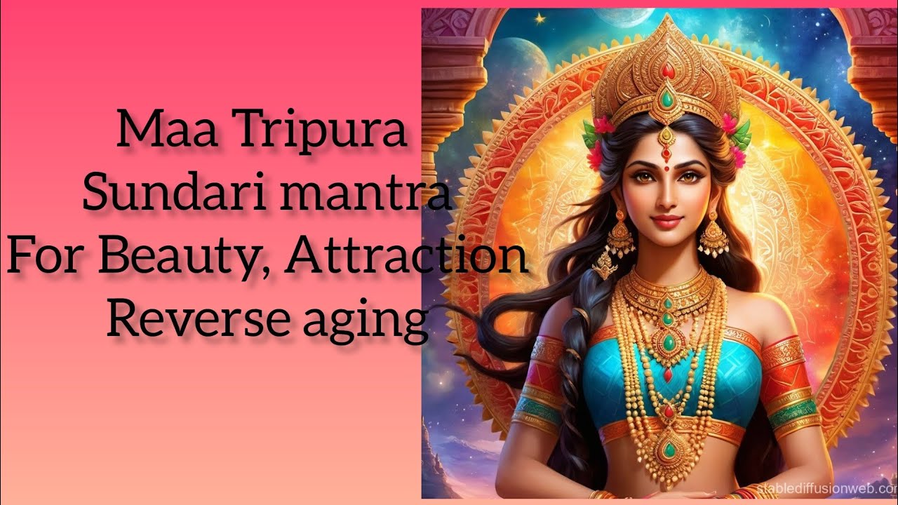 Maa Tripura Sundari mantra for beauty, attraction - YouTube