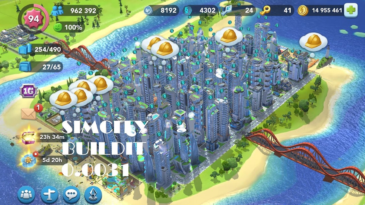 [4K] SimCity BuildIt (EP21.031) | Satisfying Progress in Building It ...