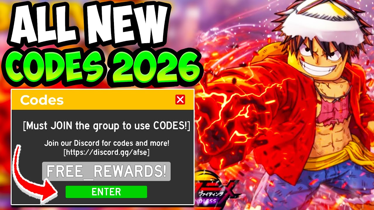 ALL WORKING ANIME FIGHTING SIMULATOR ENDLESS CODES ROBLOX - All New AFS ...