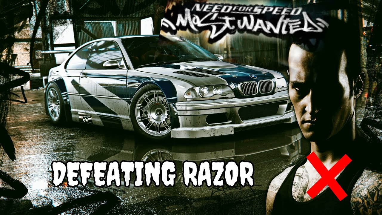 NFS MW 2005 DEFEATING RAZOR BLACKLIST NO.1 BOSS RACE - YouTube