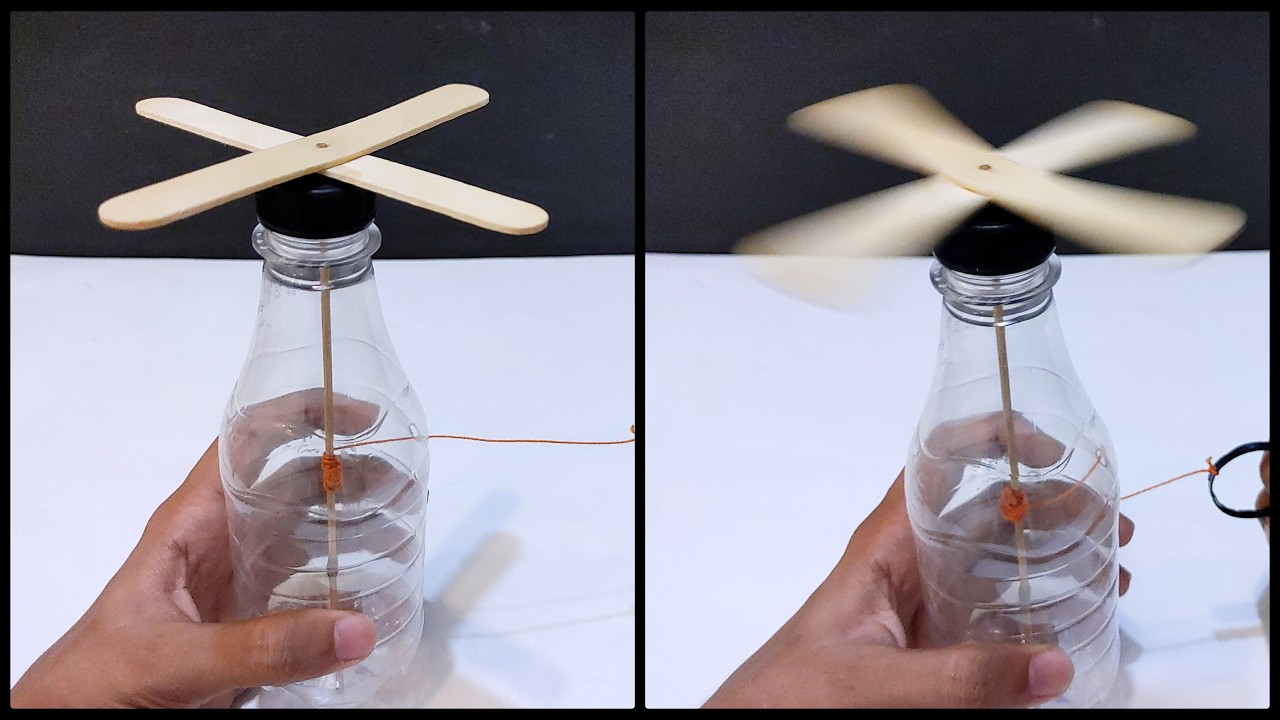 How to Make a Hand Fan from Bottle - YouTube