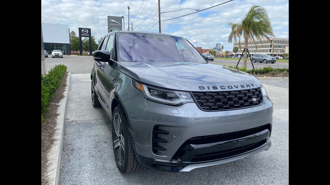 New 2022 Land Rover Discovery HSE R-Dynamic Eiger Grey / Ebony - YouTube