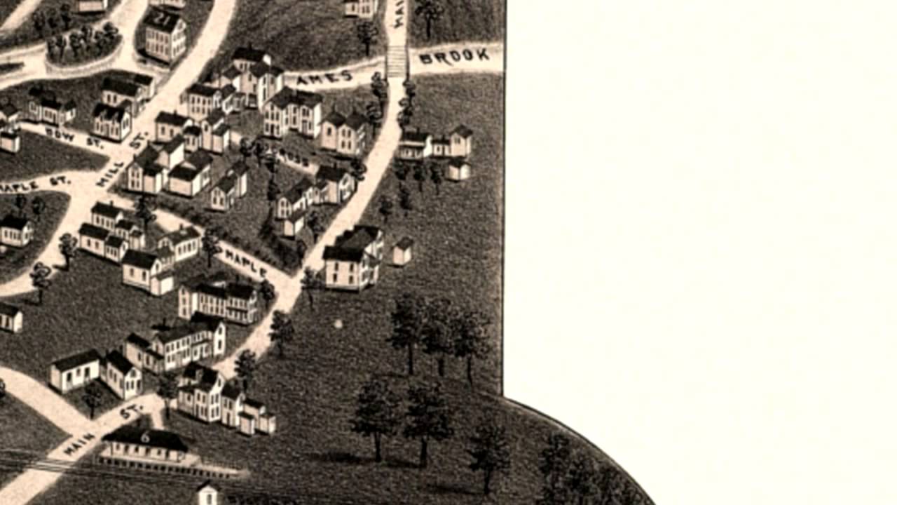 Ashland New Hampshire 1883 Panoramic Bird's Eye View Map 6396 - YouTube