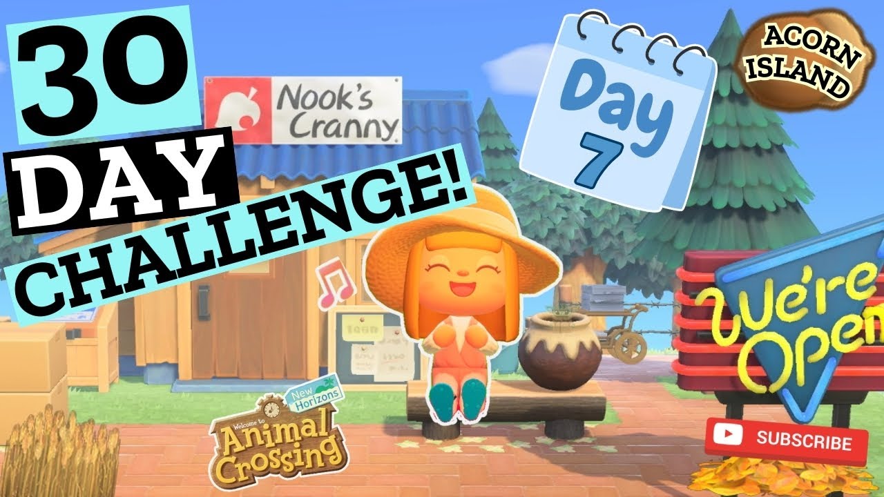 30 Day Challenge Day 7! | 30 Day Challenge ACNH | Animal Crossing New ...