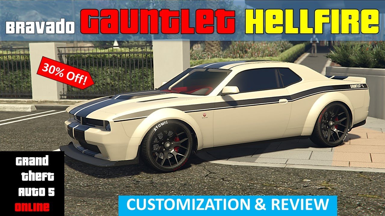 Bravado Gauntlet Hellfire Best Customization and Review (GTA 5 Online ...