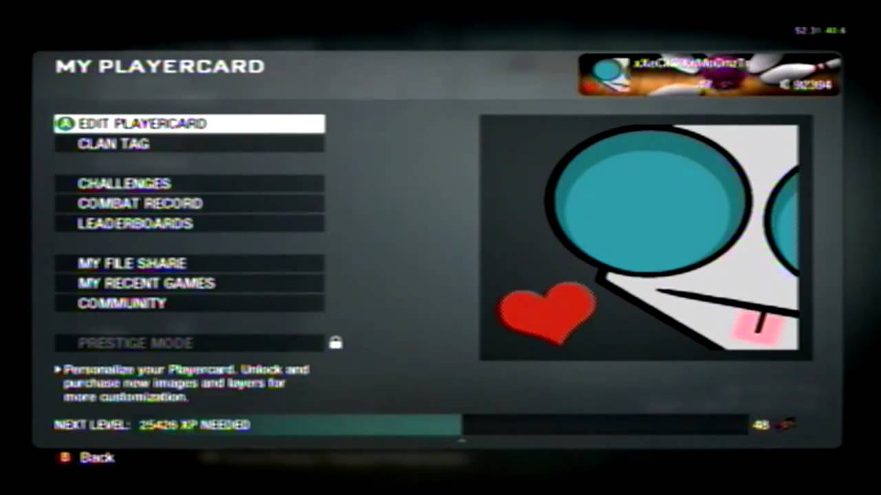 Black Ops: Emblem Tutorial; How to make G.I.R (Invader Zim) - YouTube