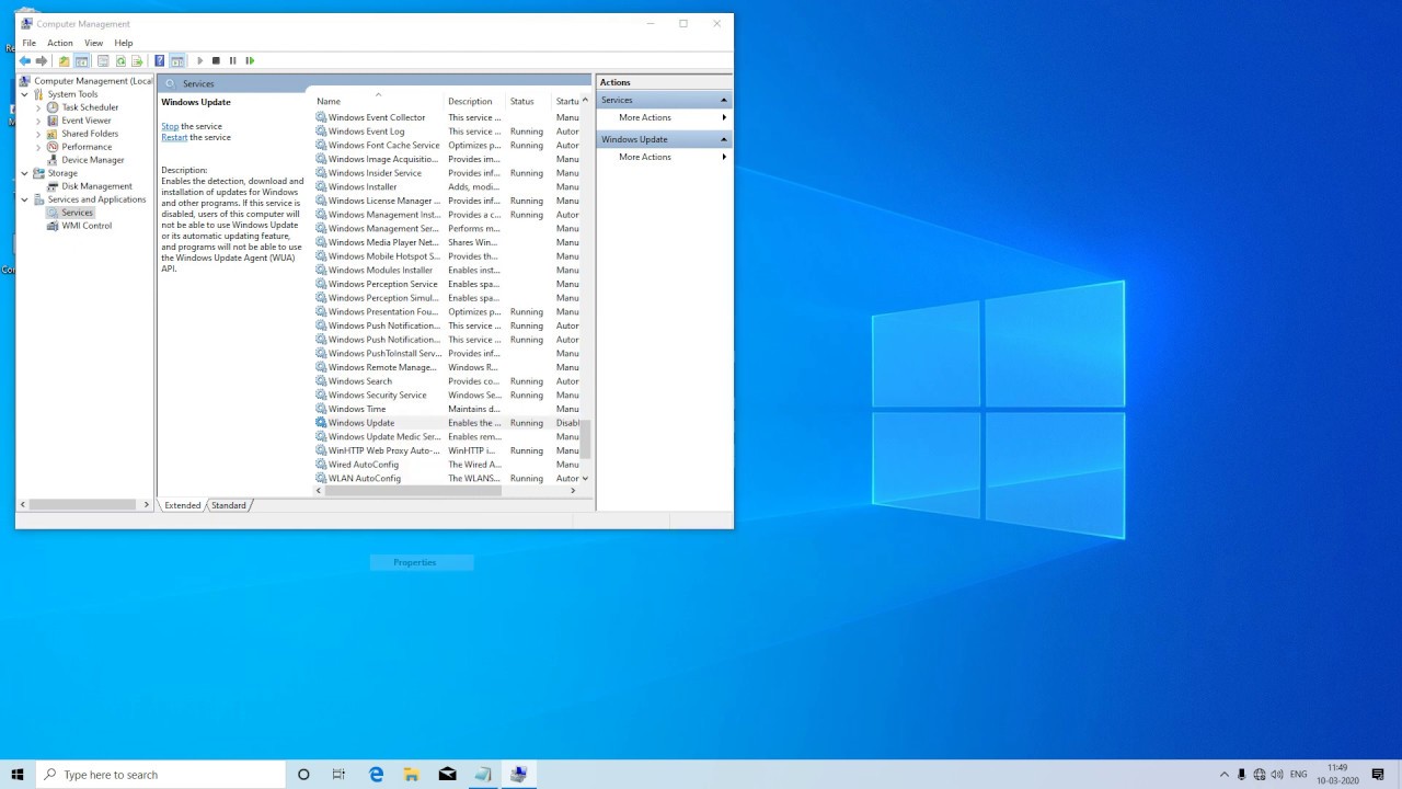 how to windows updata pariment disable - YouTube