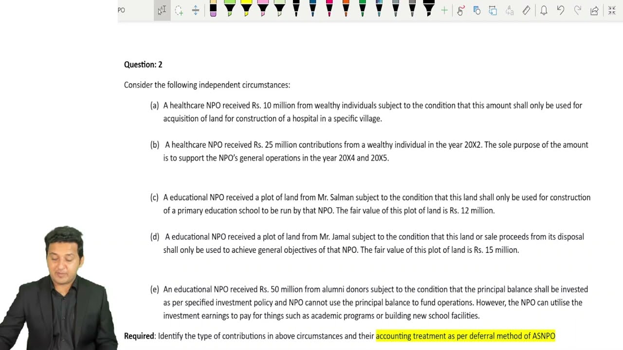 3 Example 2 Contribution identification and accounting treatment - YouTube